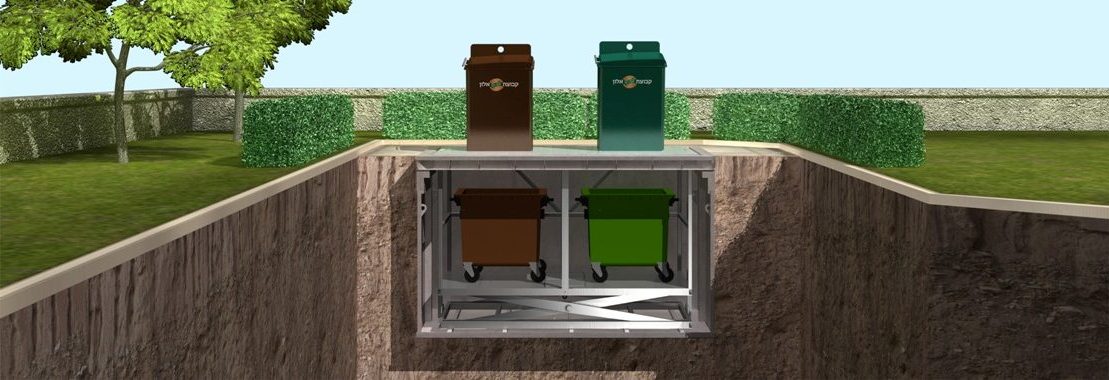 Under Ground Waste Container Platform - Alon Group